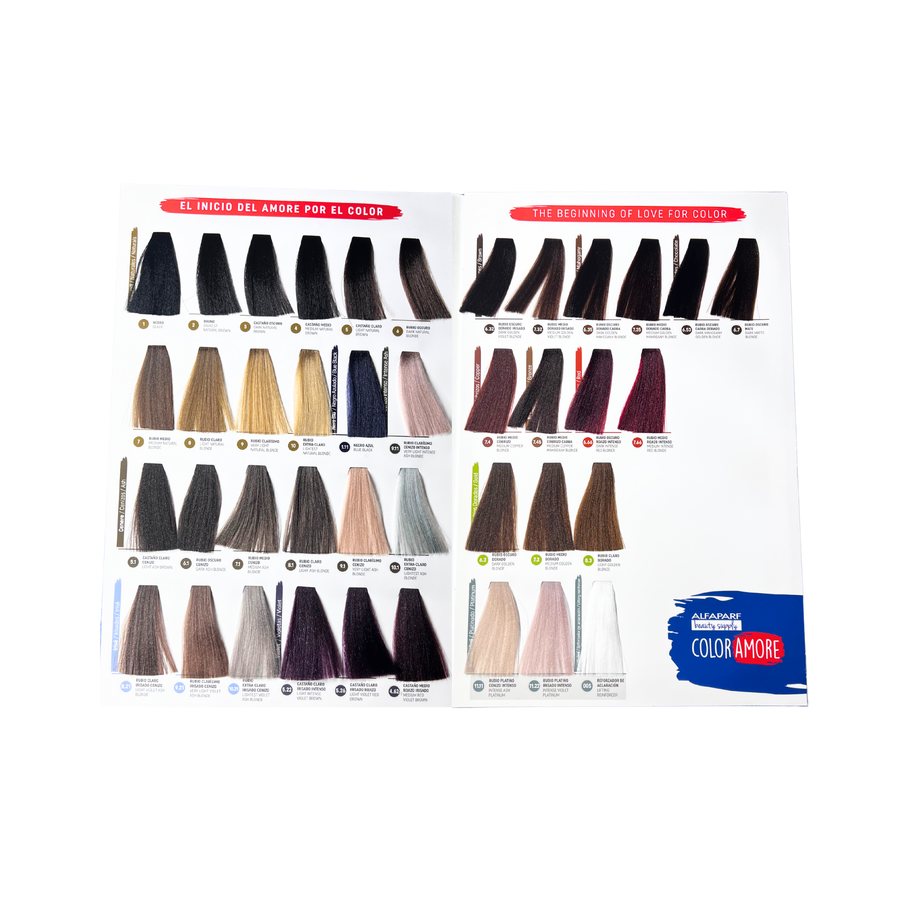 Gama de Colores COLOR AMORE ALFAPARF – Distribuidora Alhóndiga