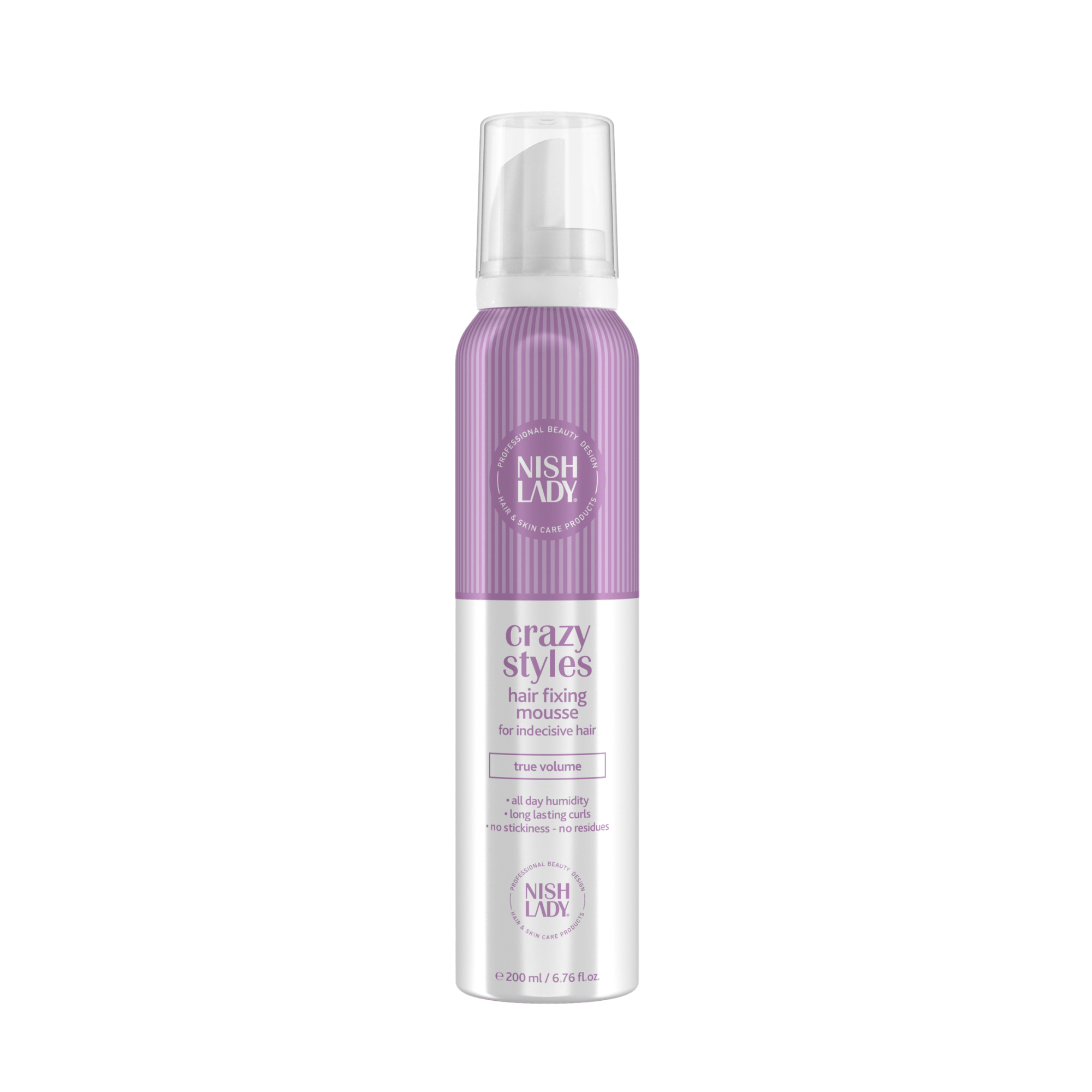 Mousse para Cabello Nish Lady 200 ml – Distribuidora Alhóndiga
