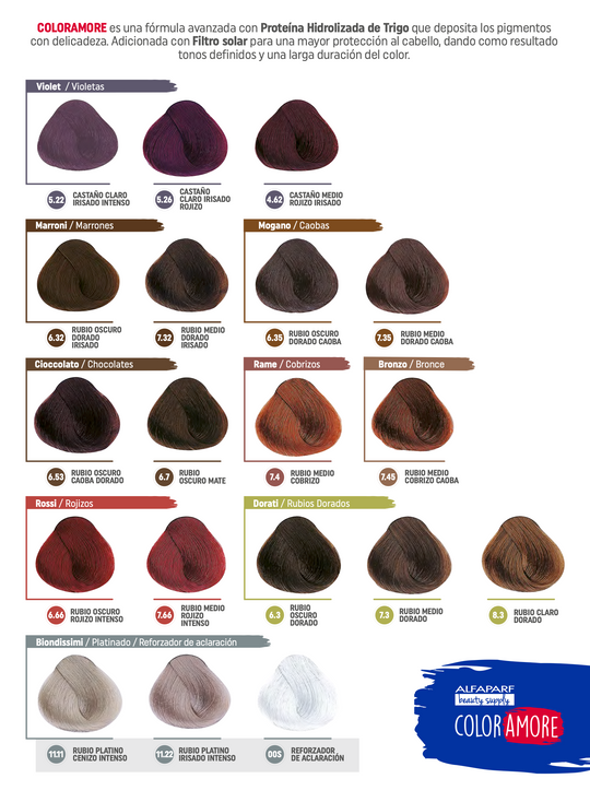 Tinte Color Amore 90ml + Peróxido 135ml – Distribuidora Alhóndiga