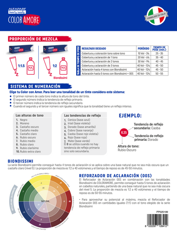 Tinte Color Amore 90ml + Peróxido 135ml – Distribuidora Alhóndiga