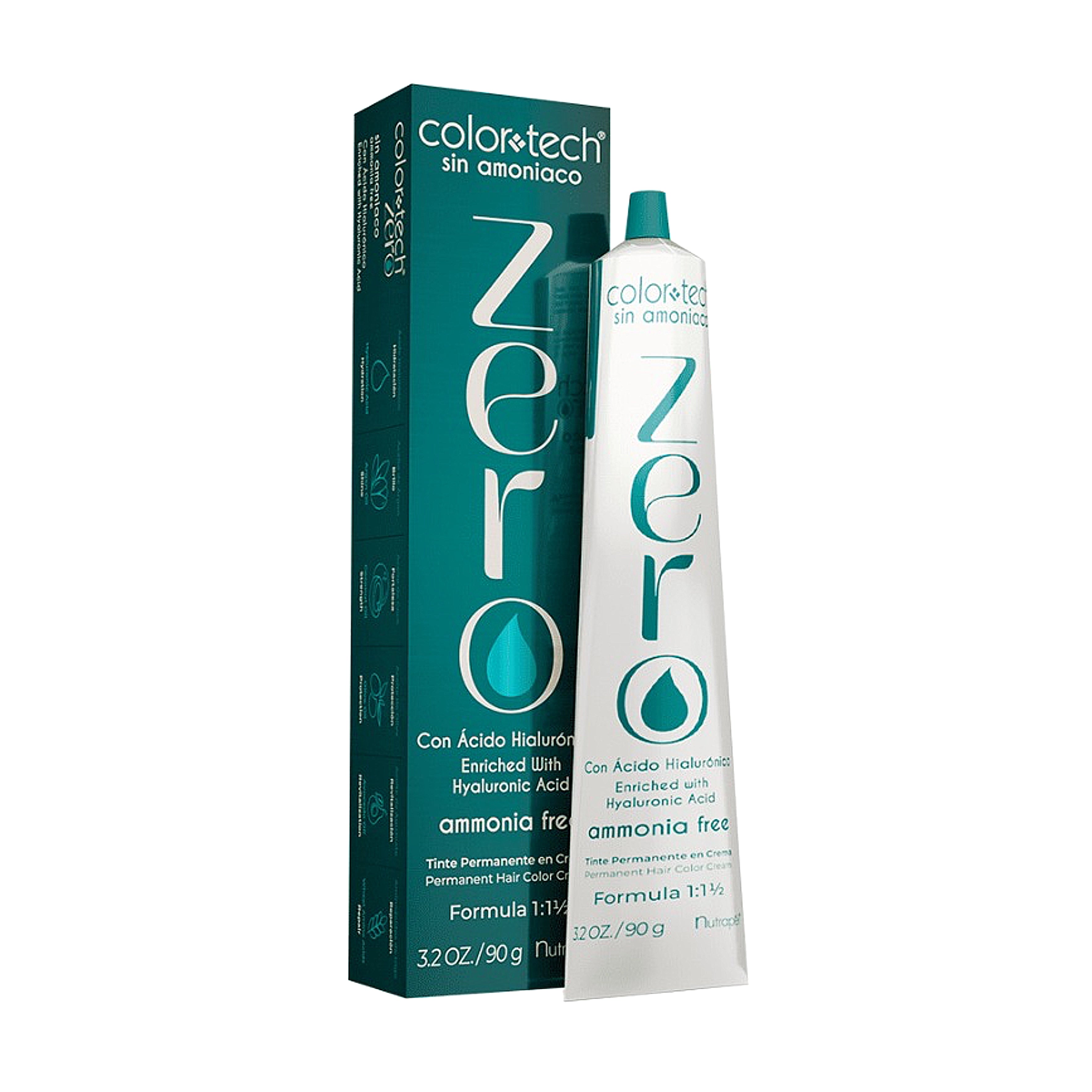 Tinte Color Tech Zero Sin Amoniaco 90 g + 1 Peróxido de 135 ml ...