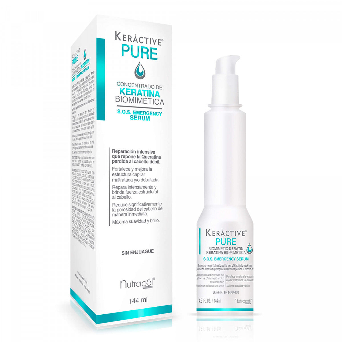 Keráctive Pure Keratina Biomimética Nutrapel 144ml – Distribuidora ...