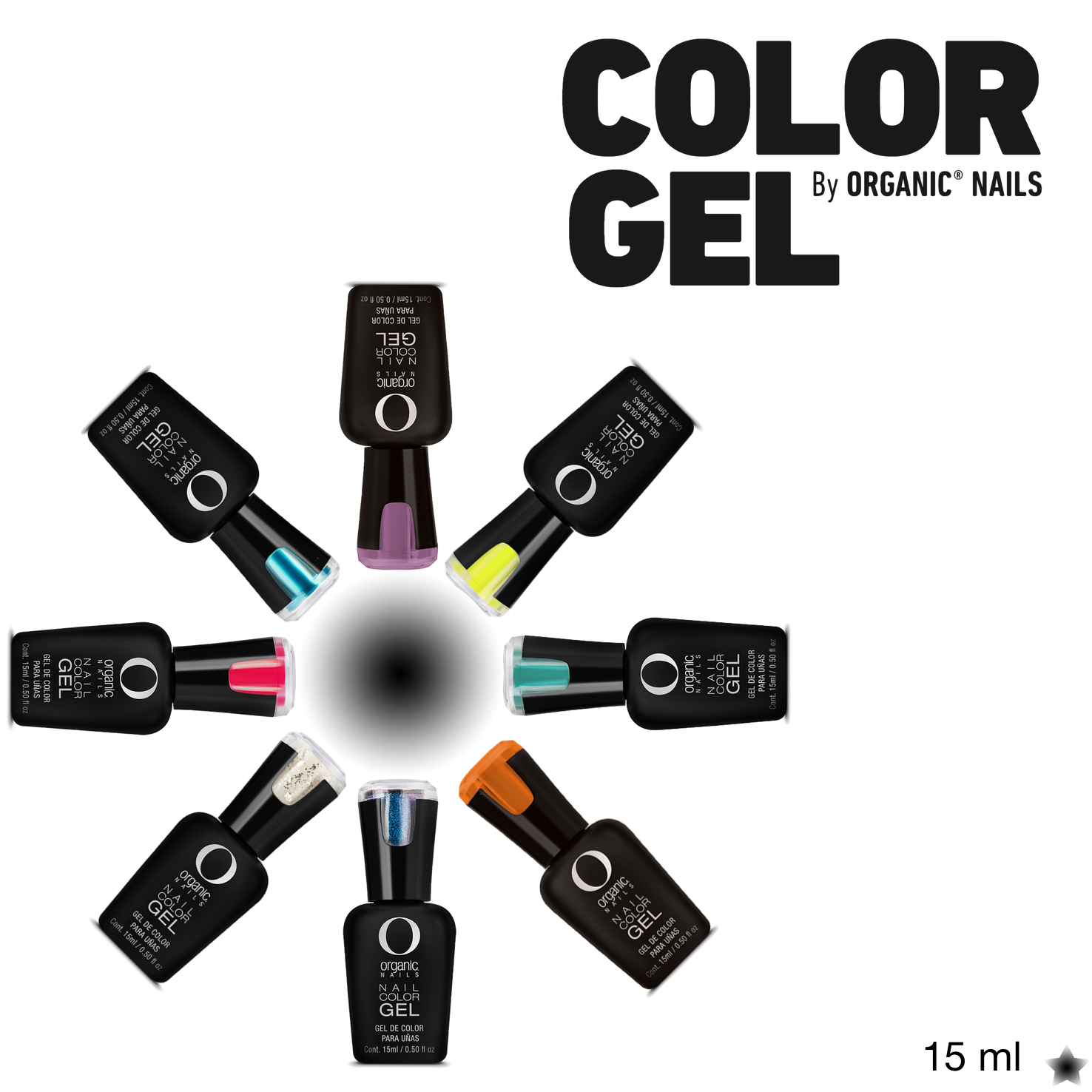 Color Gel 15 ml c/u Organic Nails – Distribuidora Alhóndiga