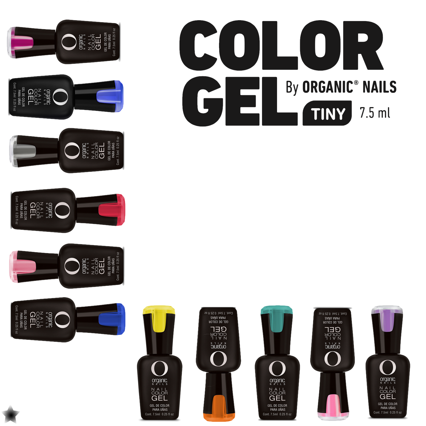 Color Gel 7.5 ml c/u Organic Nails – Distribuidora Alhóndiga