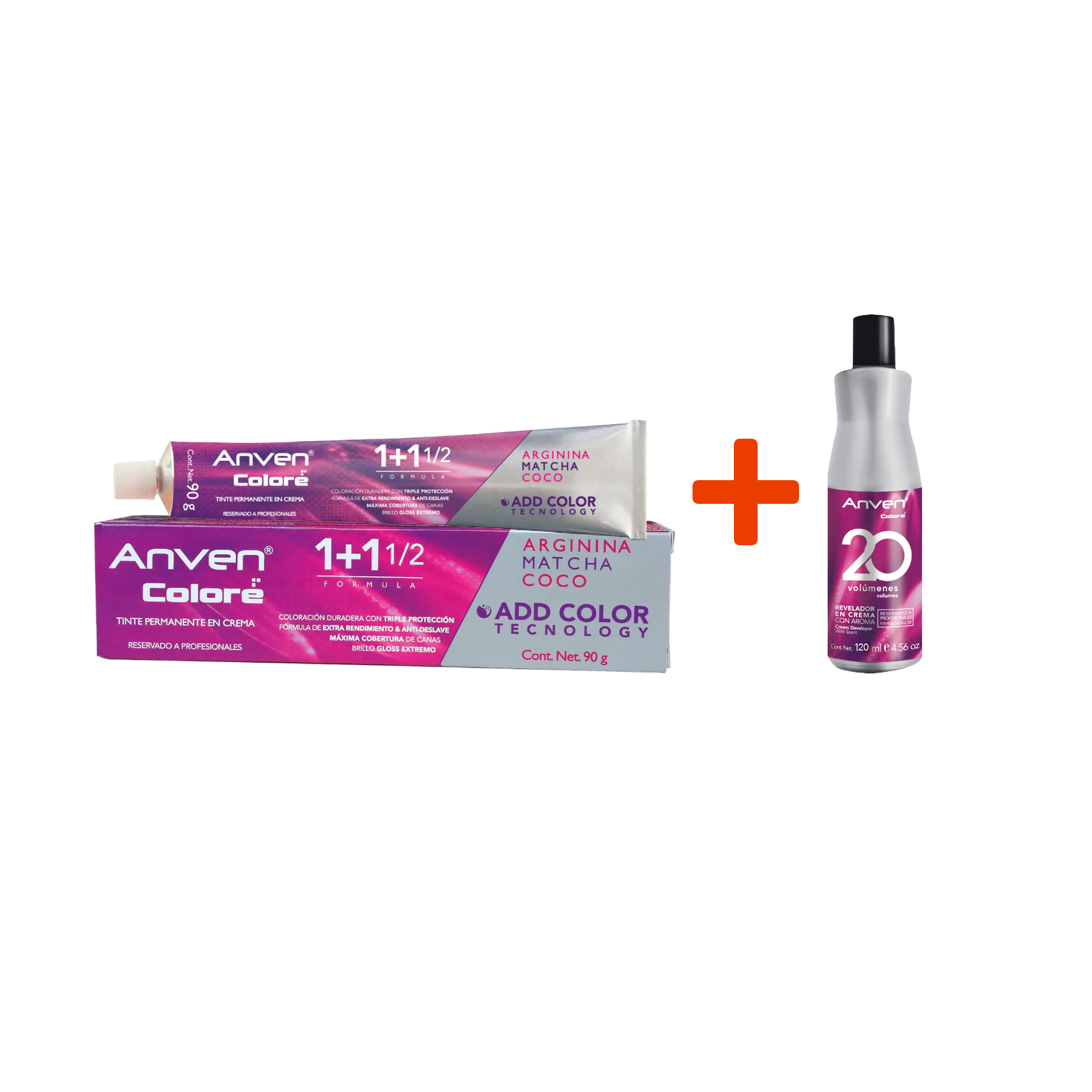 Tinte Anven Colore 90g + Peróxido 120ml – Distribuidora Alhóndiga
